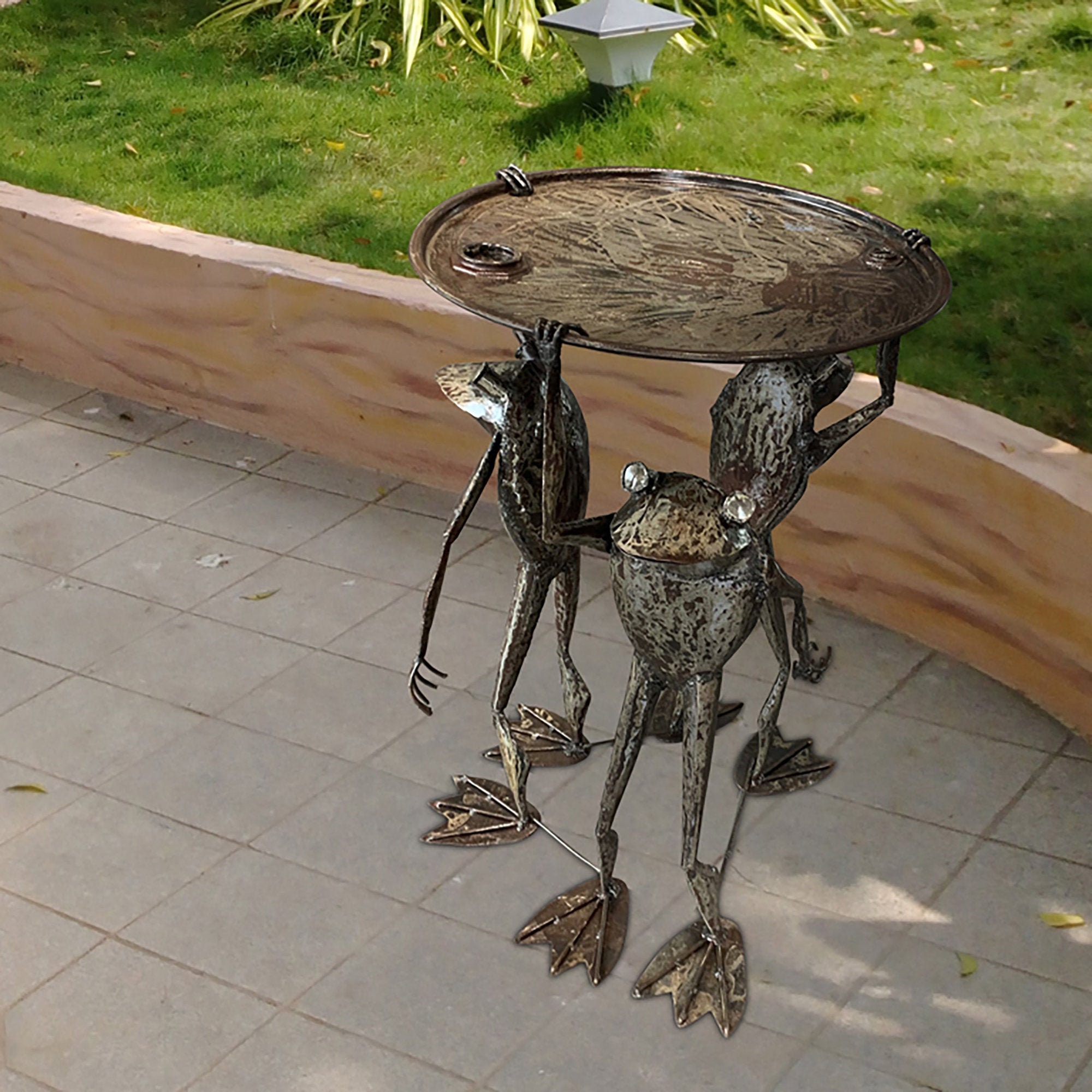 Frog Table 92cm Animal Metal Sculptures Art Statue for Indoor | Etsy