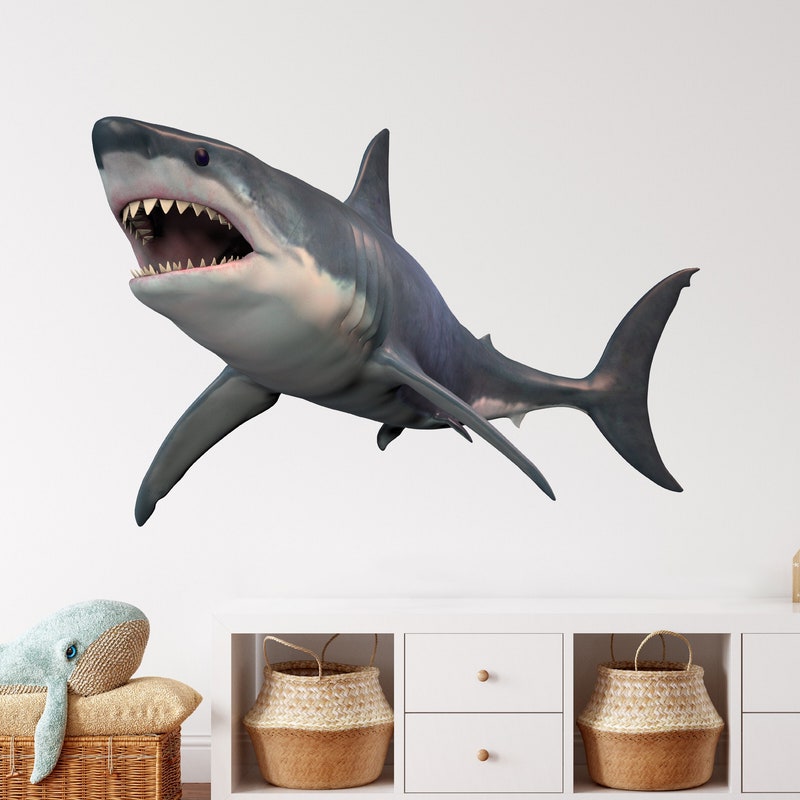 Shark Wall Decals - Etsy