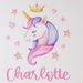Personalized Unicorn Wall Decals -unicorns Stickers for Girls Nursery ...