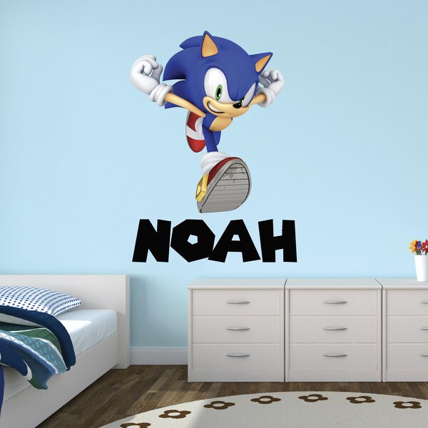Sonic Wall Decal - Etsy