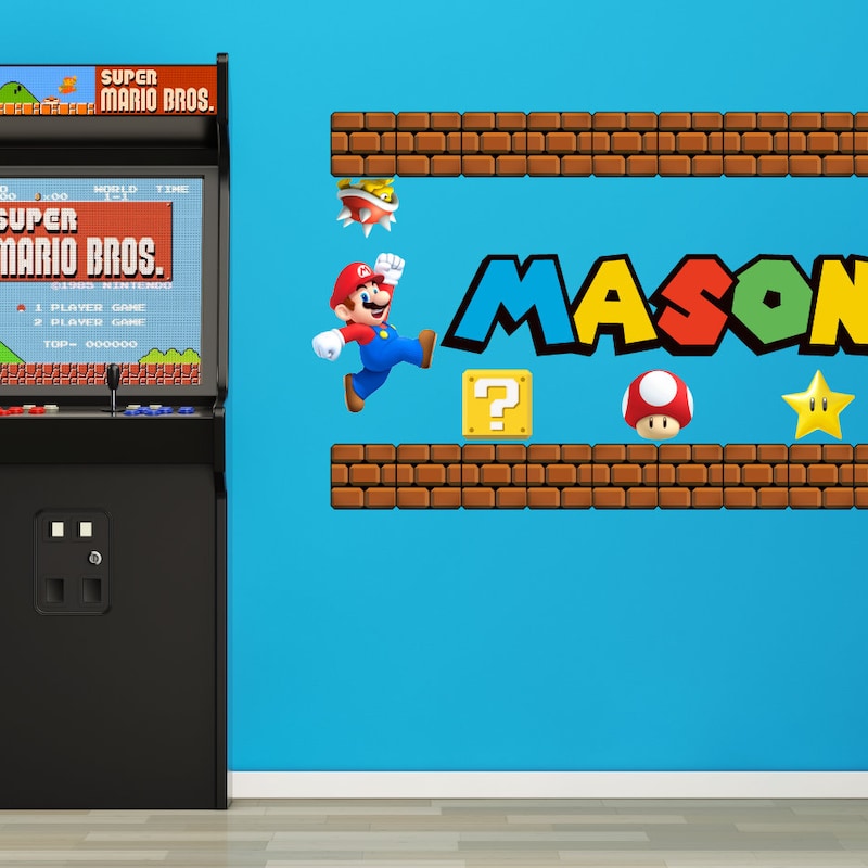 Super Mario Decal - Etsy