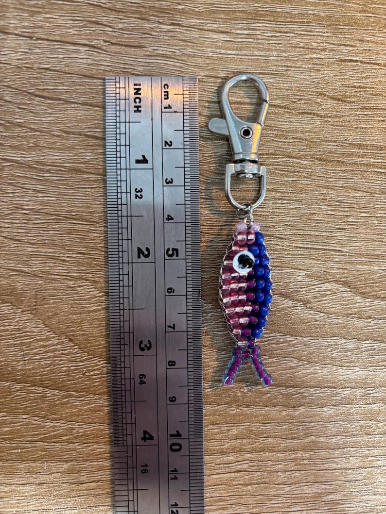Beaded Fish Charms - Etsy