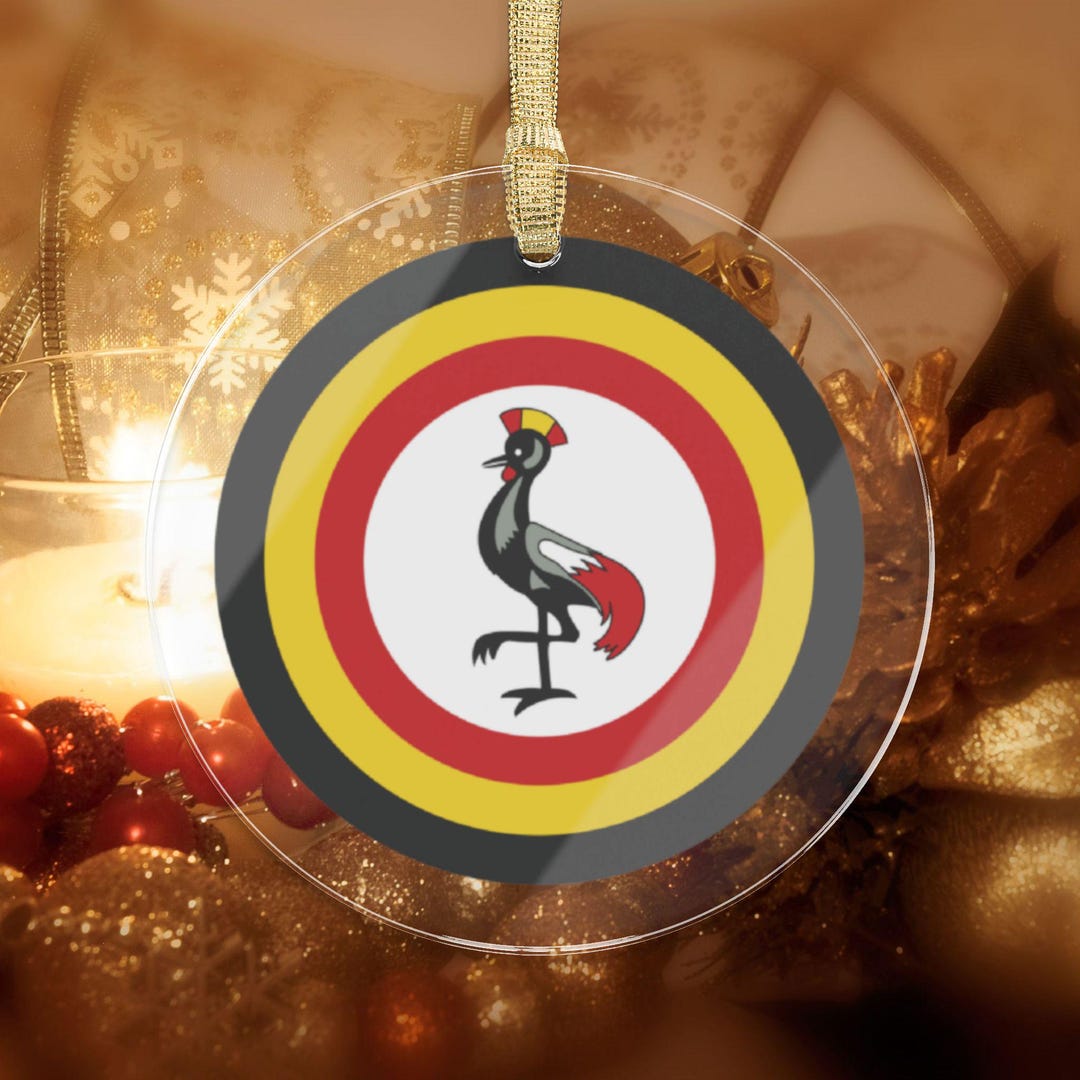 Uganda Acrylic Ornaments, Uganda Holiday Ornaments, African Holiday ...