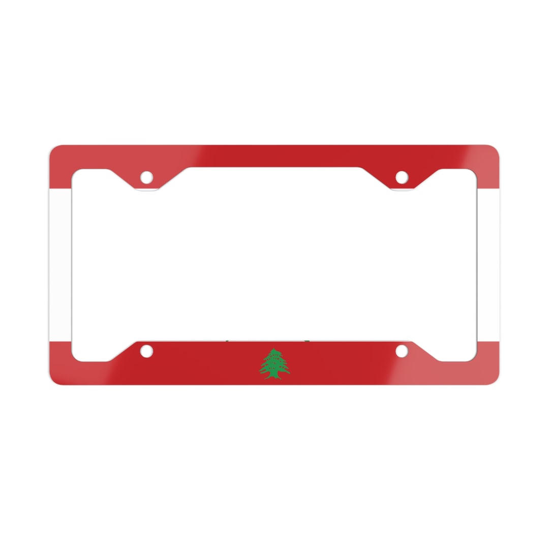 Lebanon License Plate Frame, Lebanon Metal License Plate Frame, Lebanon ...