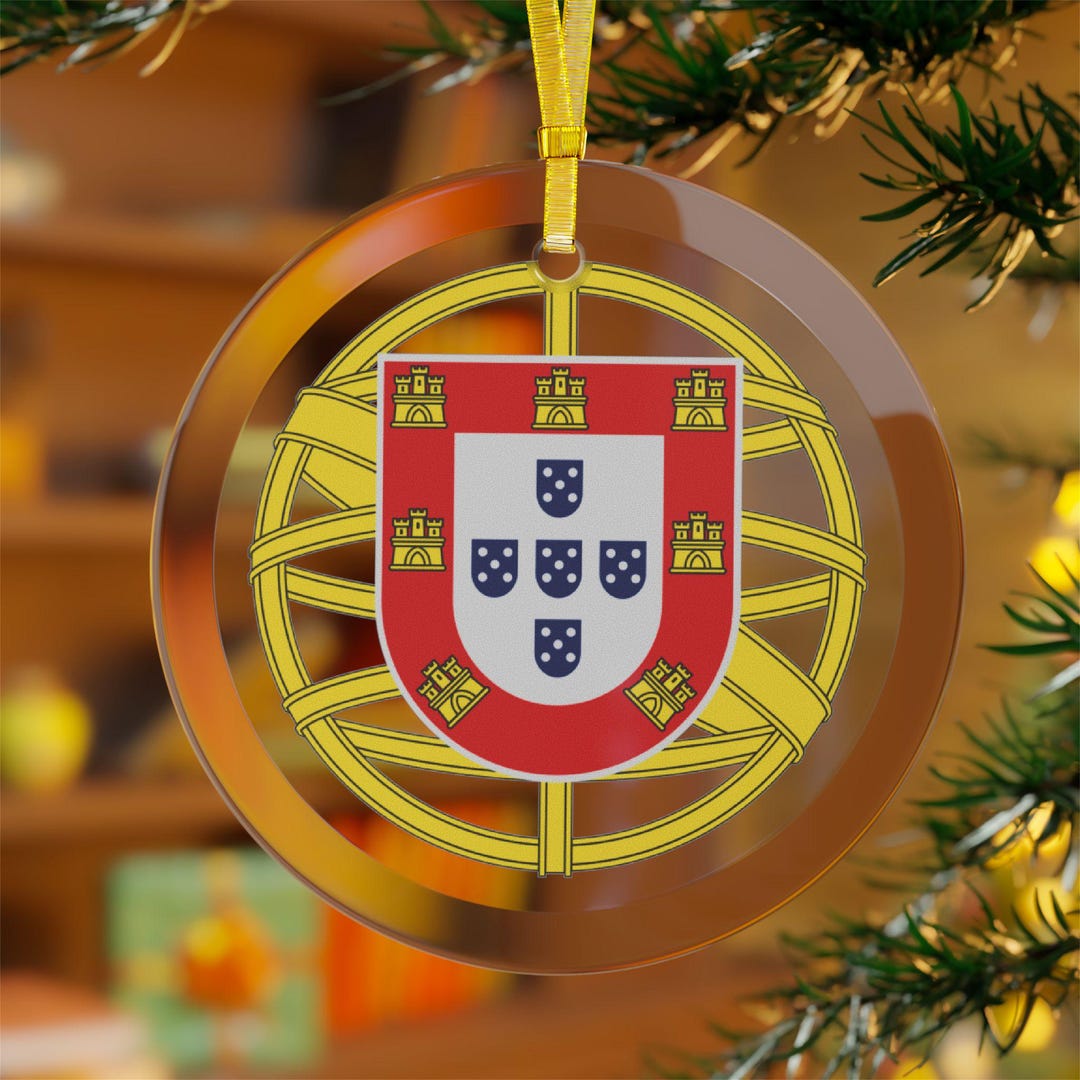Portugal Glass Ornaments, Portugal Holiday Ornaments, European Holiday ...