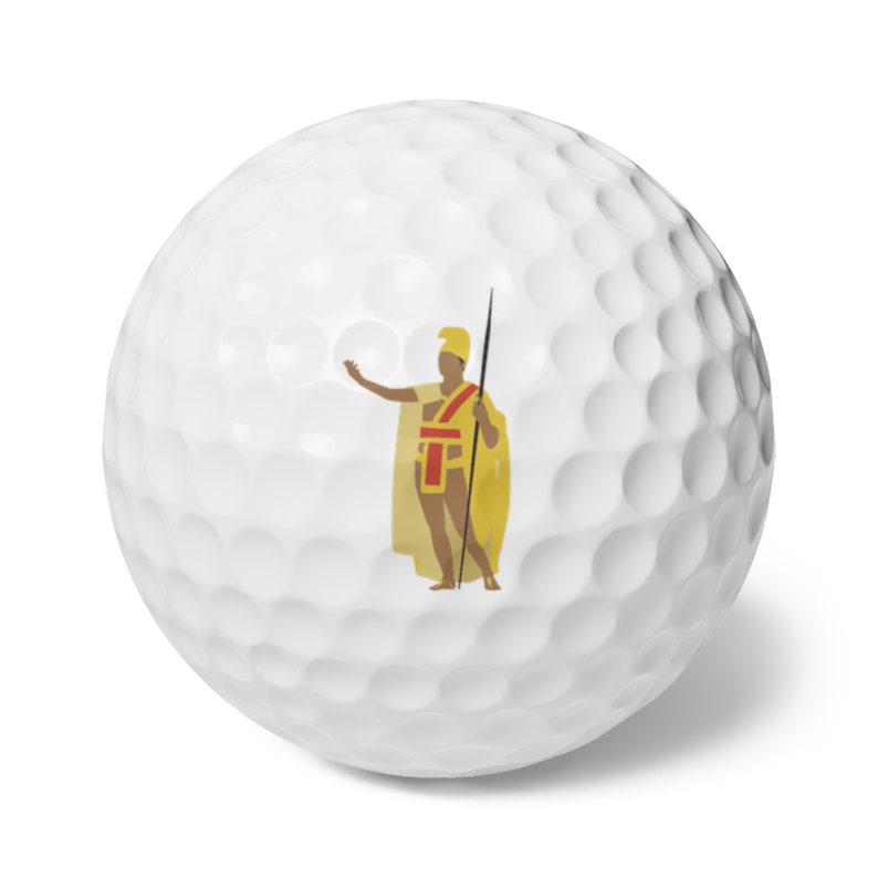 Hawaii Golf Balls (set of 6), Golf Gifts, Hawaiian Warrior, Kingdom of ...