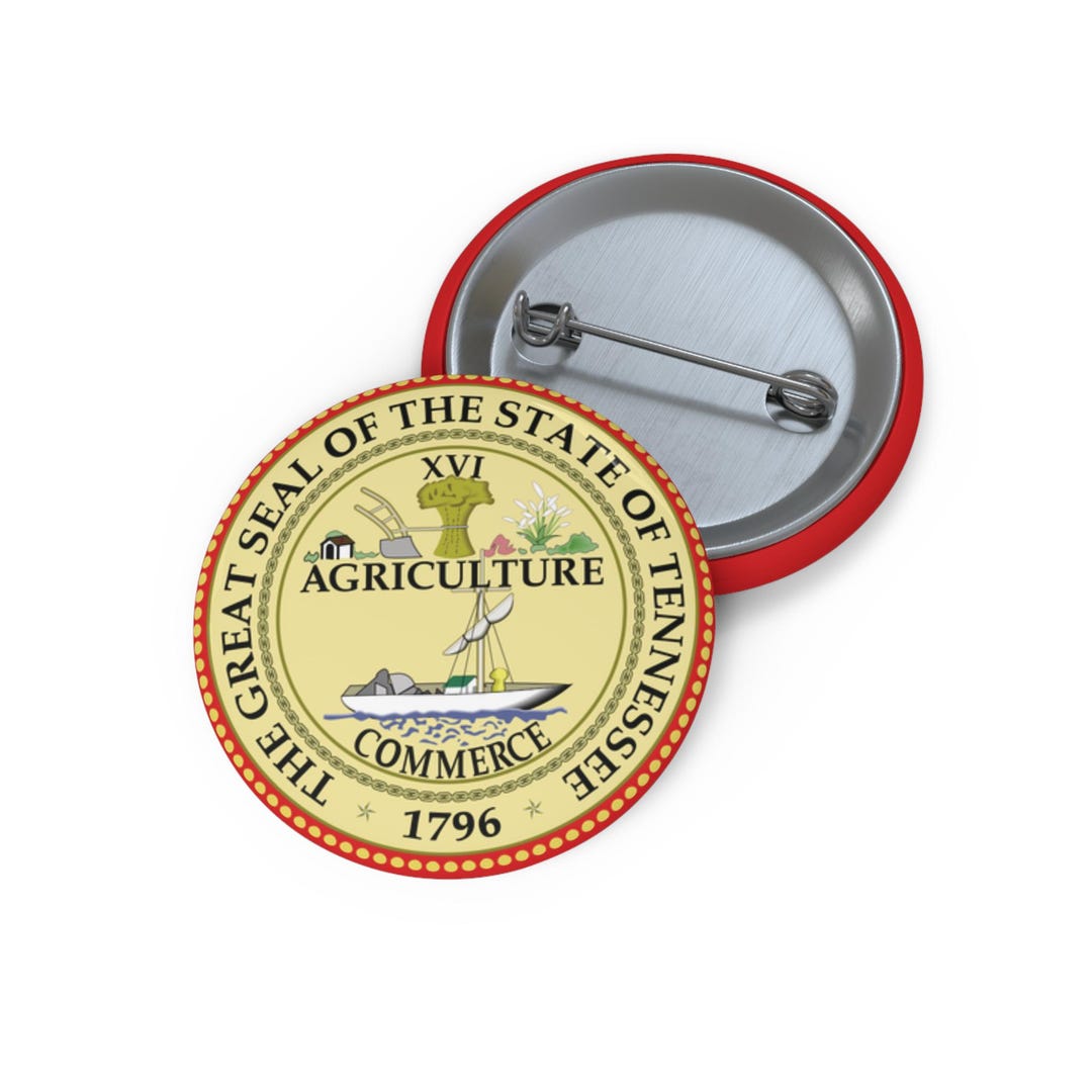 Tennessee Pin Button USA Tennessee State Pin Tennessee Gift Southern ...