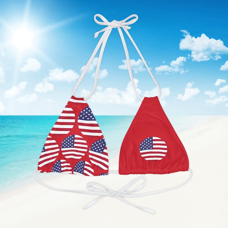 American Flag Swimwear Women - Etsy