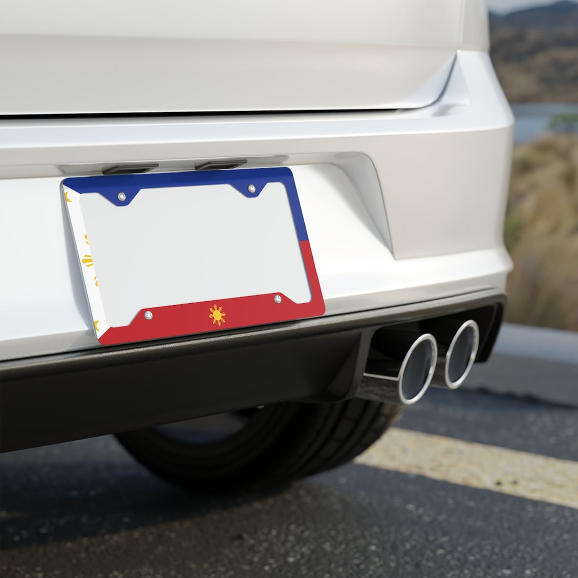 Philippines License Plate Frame, Philippines Metal License Plate Frame ...