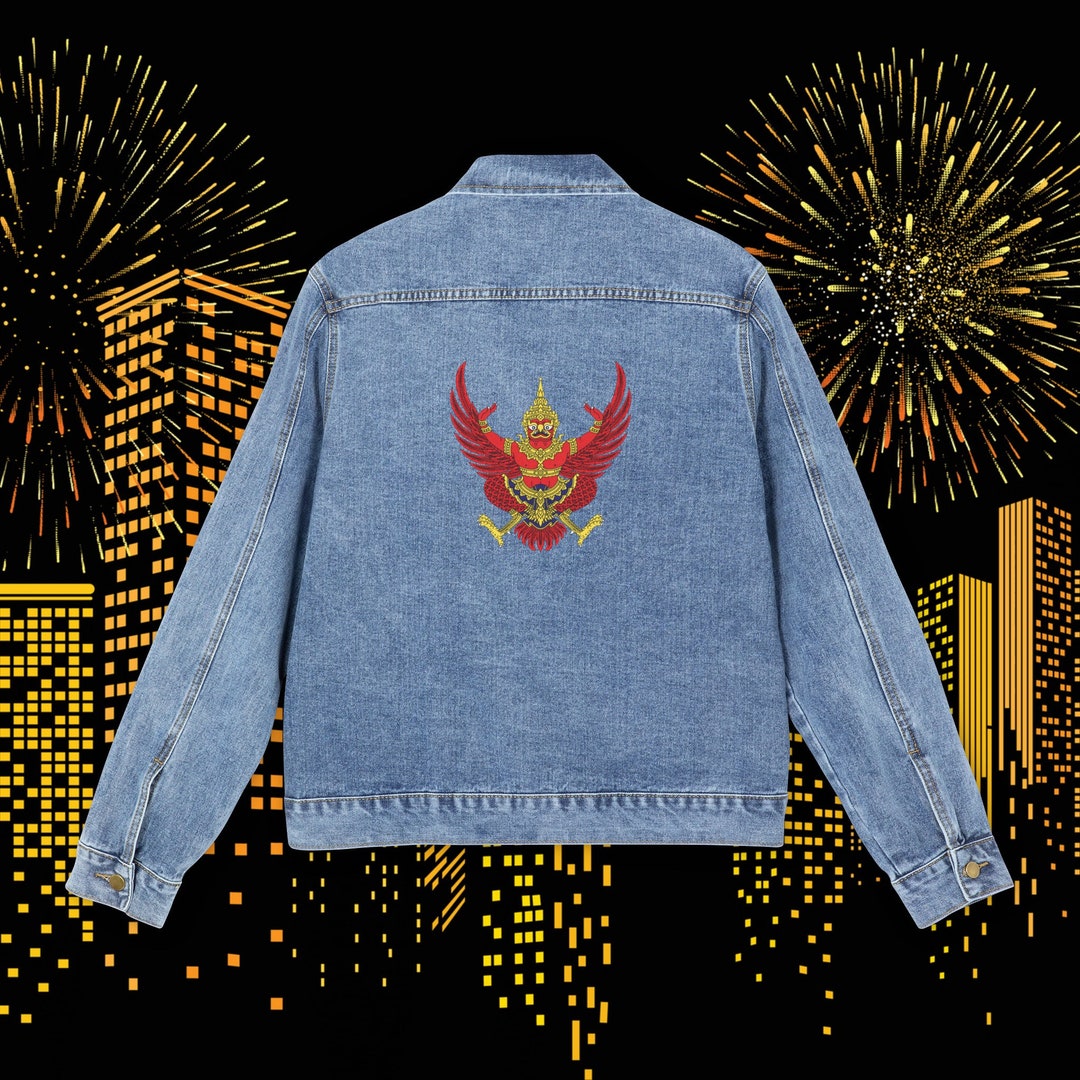Thailand Denim Jacket Men, Thailand Relaxed Fit Denim Jacket Men ...