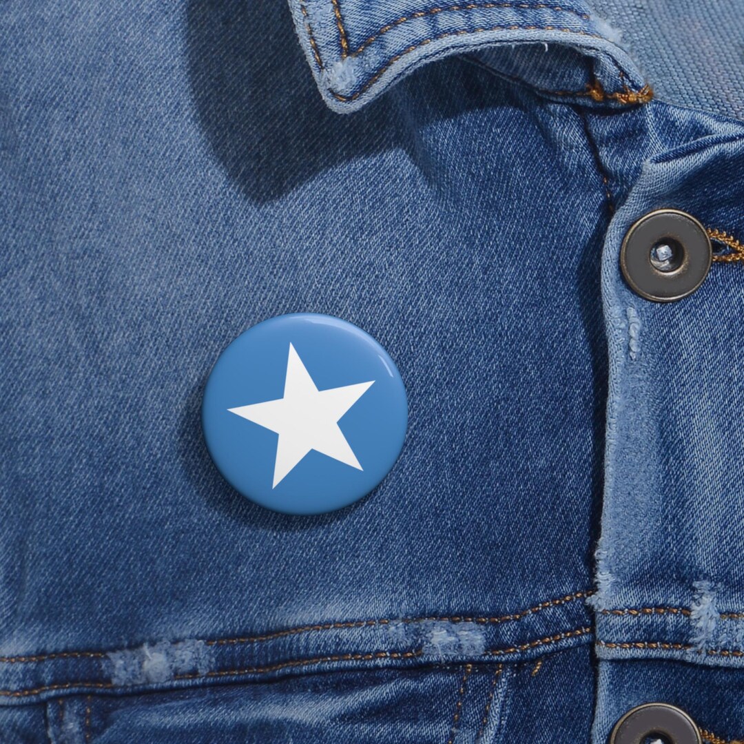 Somalia Pin Button Somali International Pin Button Somalian Travel Gift ...