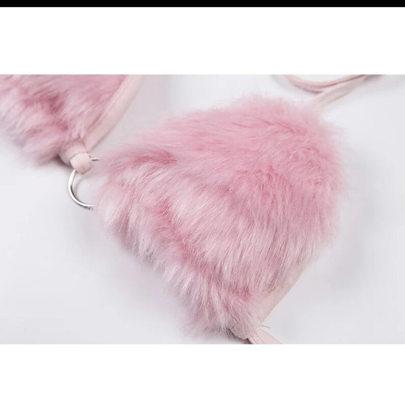 Felling Fuzzy Bra - Etsy