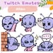 Twitch, Discord, Youtube Alien UFO Emote / Sticker Set With Bonus Free ...