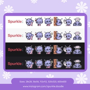 Twitch Discord Youtube Alien UFO Emote / Sticker Set With - Etsy