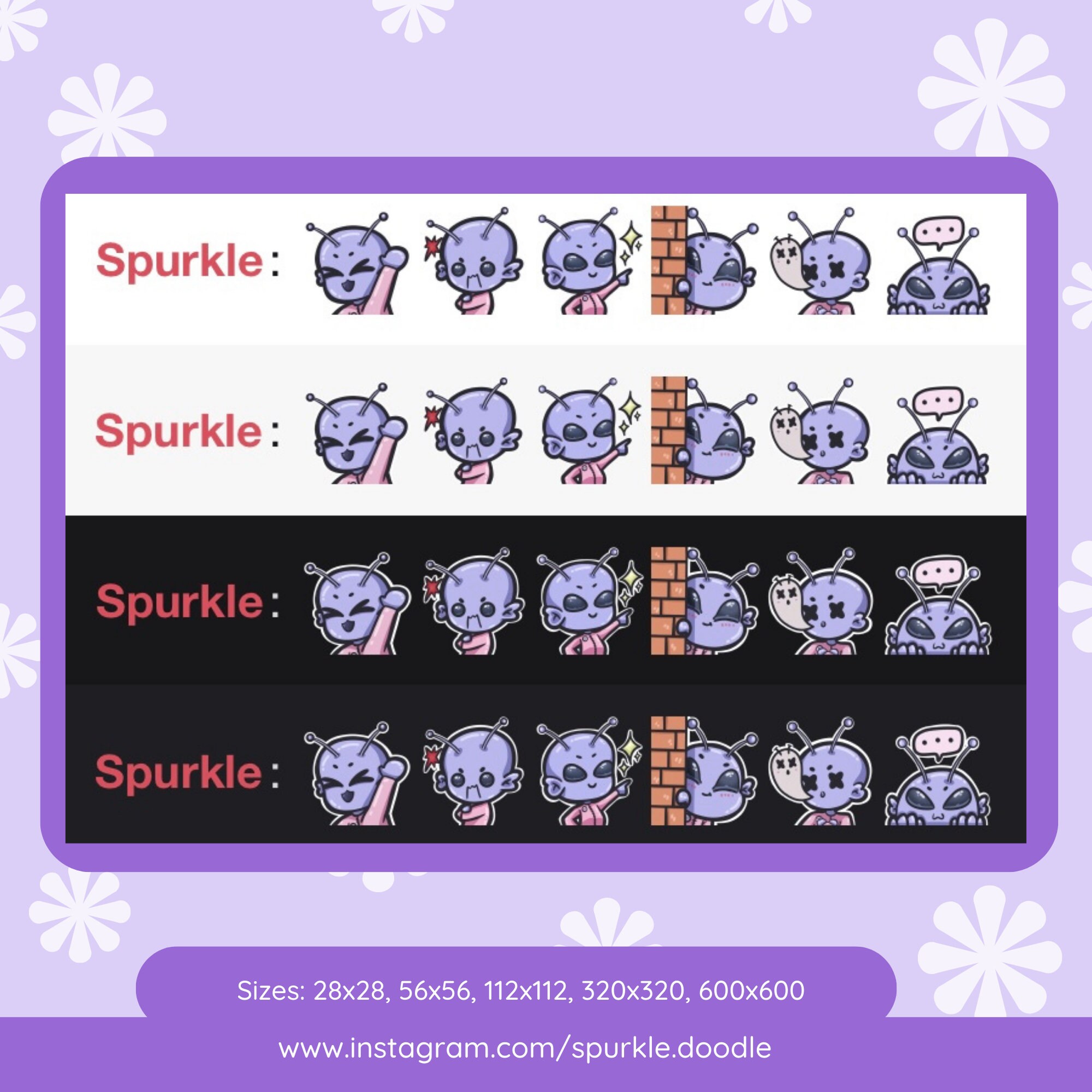 Twitch Discord Youtube Alien UFO Emote / Sticker Set With - Etsy UK