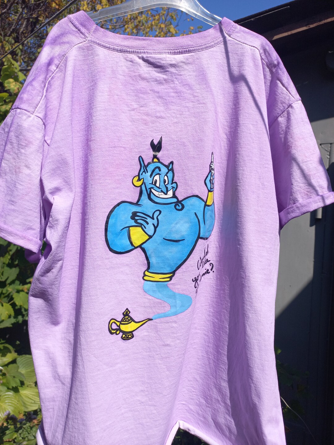 A4 DIY Genie Hand Painted on PC Heat Transfer+gift, Unique Birthday ...