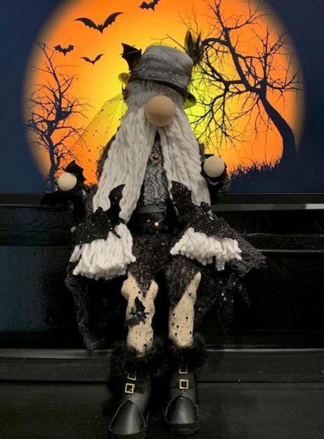 Bat Lady Kady Gnome - Etsy