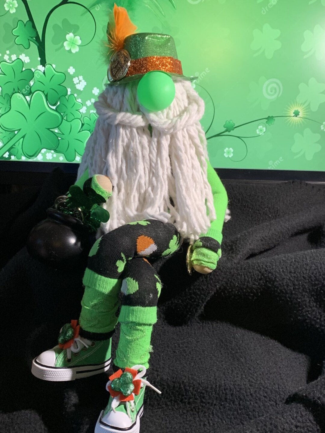 St Patricks Day Sam Gnome - Etsy