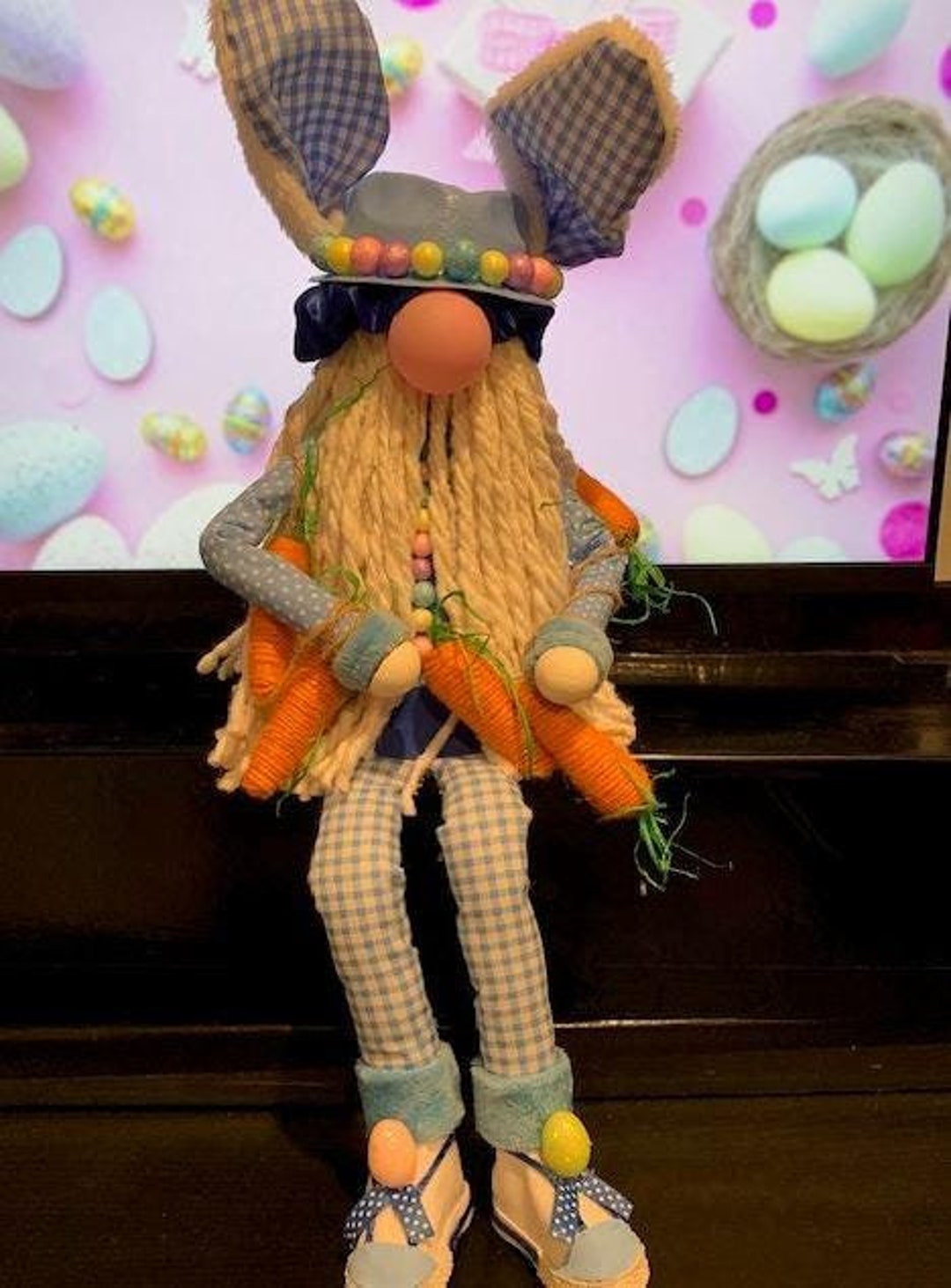 Easter Bunny Benji Gnome - Etsy