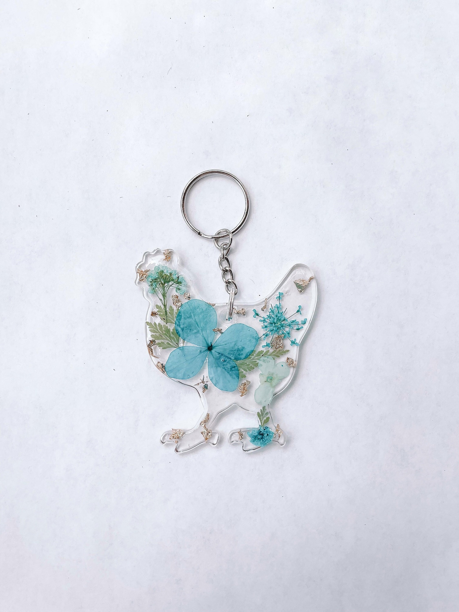 Chicken Keychain Chicken Rooster Gift Idea Cute Gift Farm - Etsy