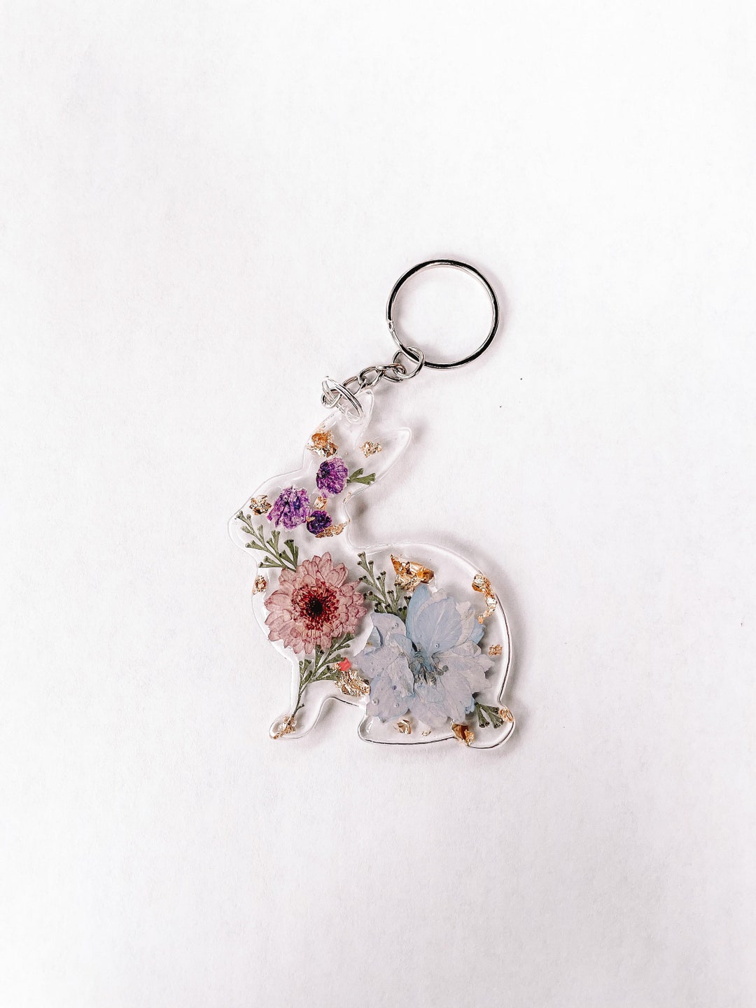 Rabbit Keychain, Bunny Keychain, Rabbit Mom, Rabbit Mama, Cute Gift ...