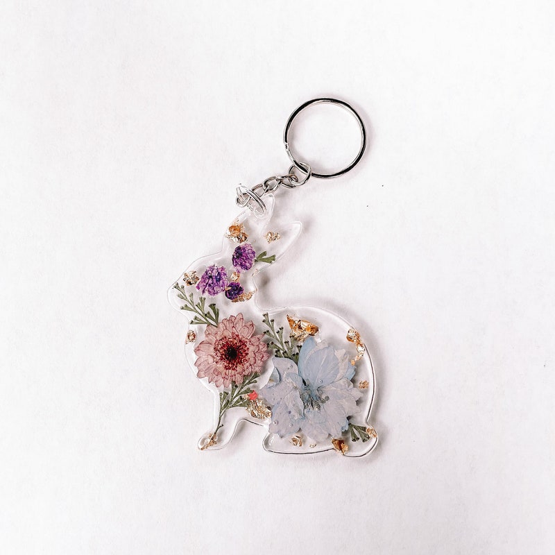 Bunny Keychain - Etsy