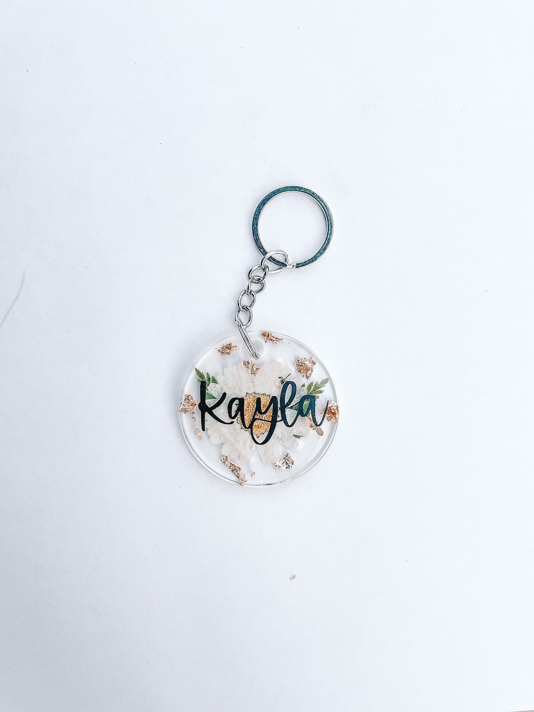 Personalized Keychain, Round Keychain, Circle Keychain, Custom Keychain ...
