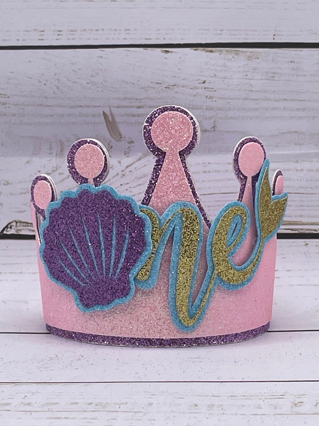Shell Crown, Mermaid Crown, 1st Birthday Crown, Under the Sea Theme ...