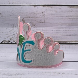 Hawaiian Themed 1st Birthday MINI Crown, Ocean Themed Princess 1st ...