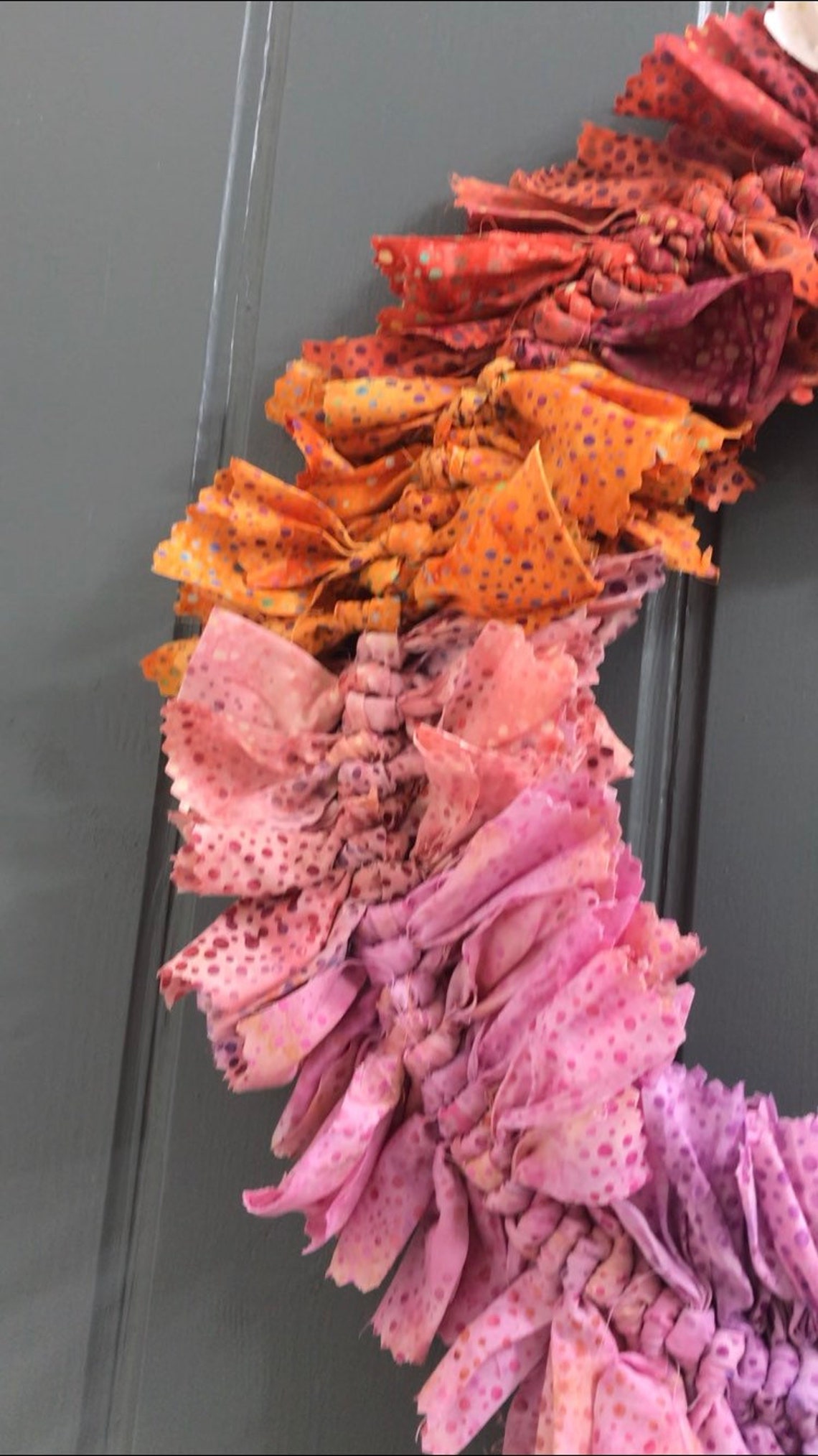 Gay Pride Inspired Door Rag Wreath Home Wall Decoration - Etsy