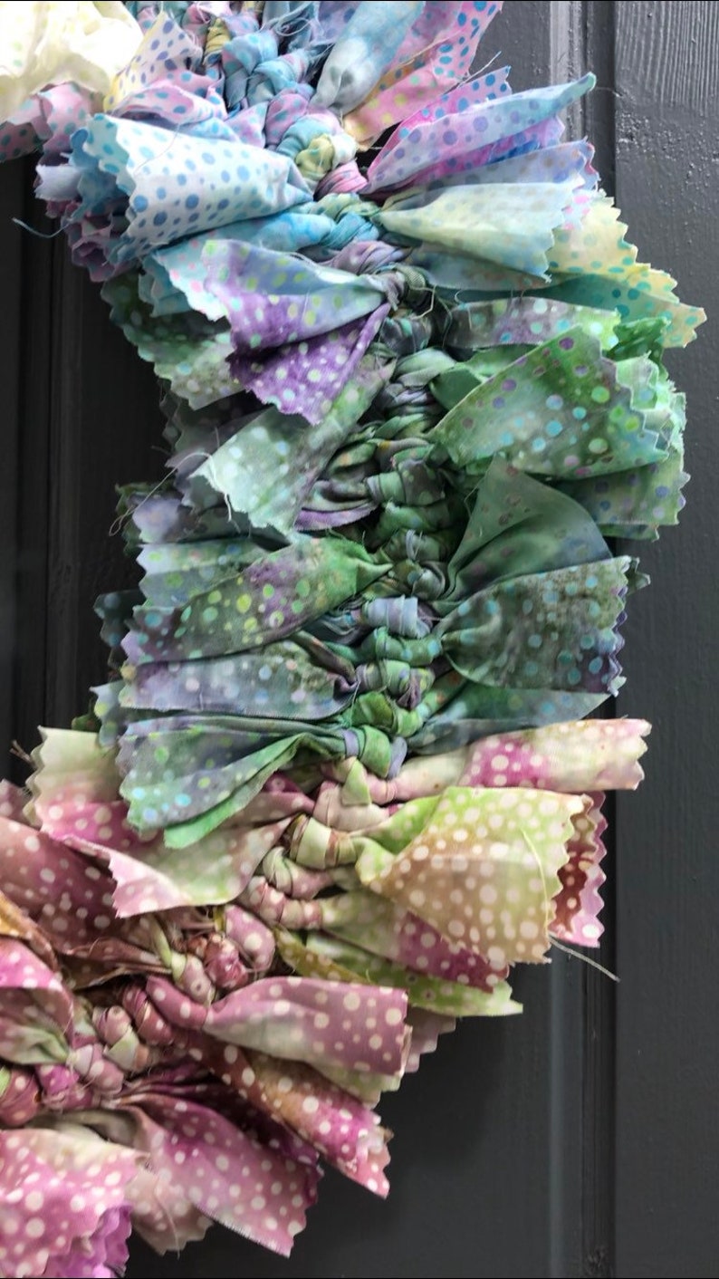 Gay Pride Inspired Door Rag Wreath Home Wall Decoration - Etsy