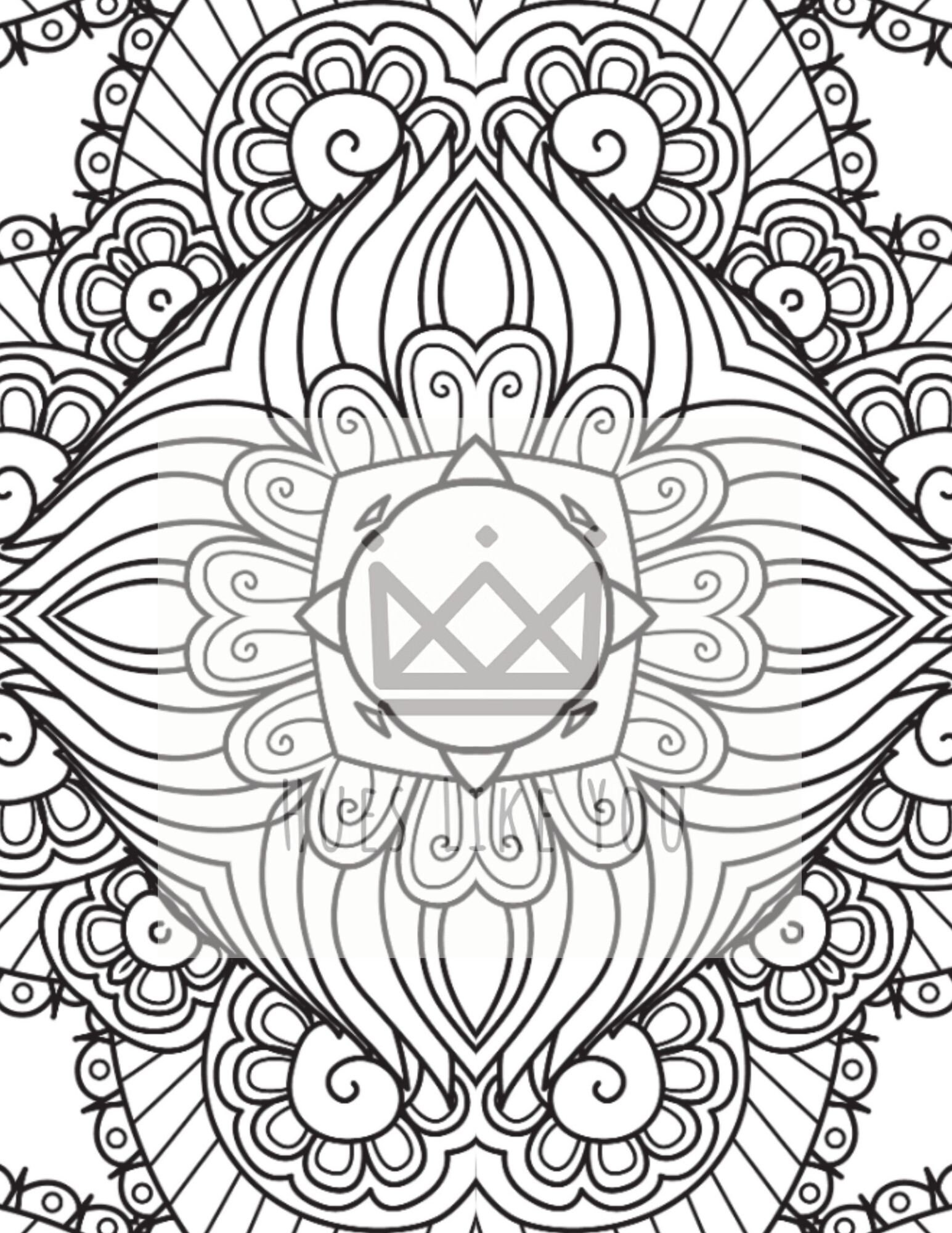 21 Printable Mandala African Queen Coloring Pages, Adult Coloring Book ...