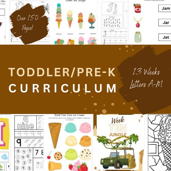 Pre K Curriculum - Etsy