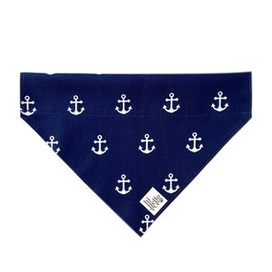 Nautical Anchor Dog Mom Matching Set: Pocket Tee, Bandana & Scrunchie ...