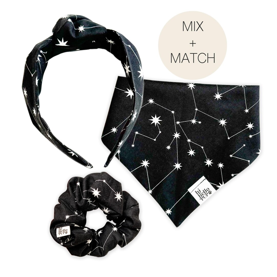 Matching Pet and Owner Accessories – Knotted Headbands, Scrunchies, Pet ...