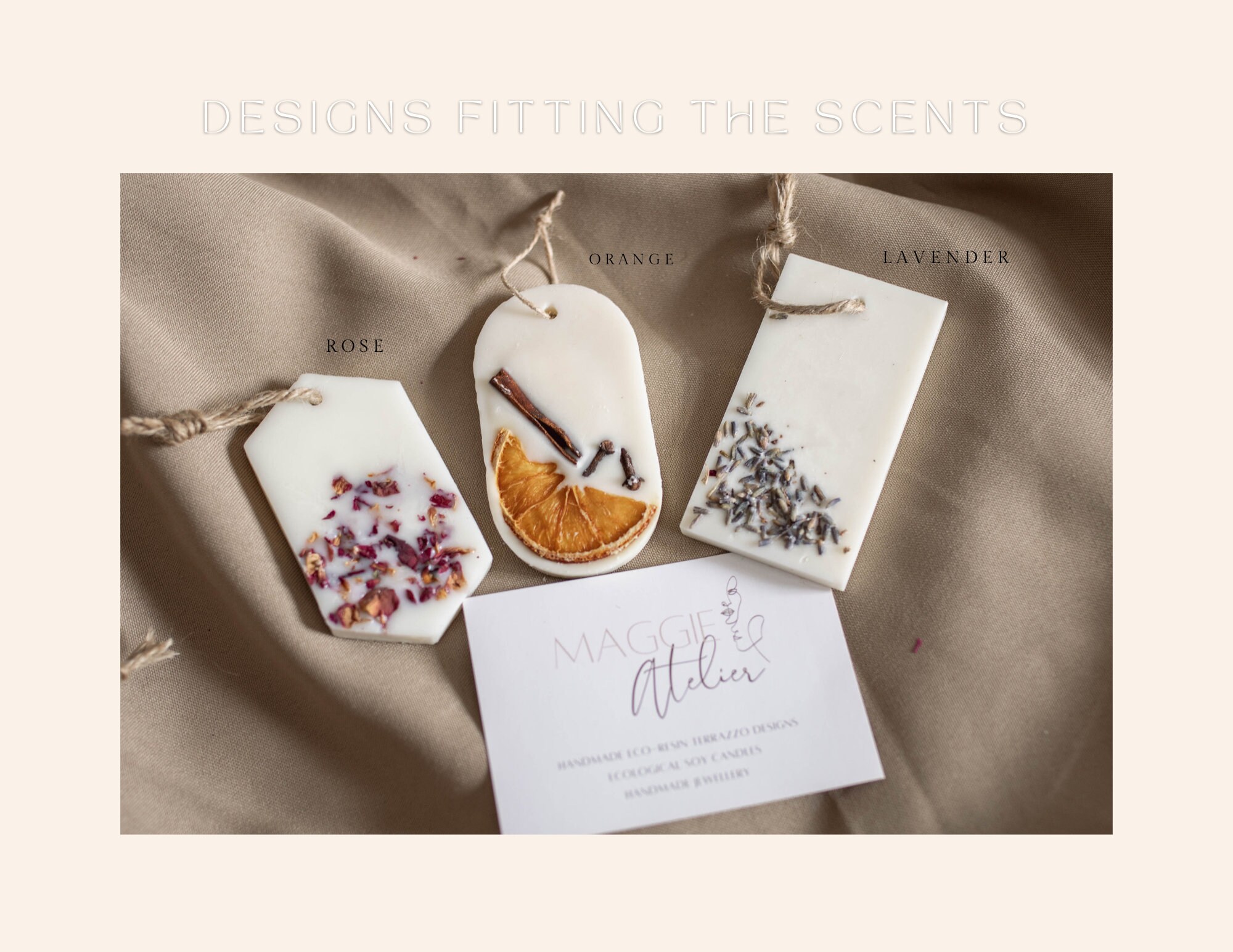 Soy Wax Wardrobe Fresheners, Air Fresheners, Hanging Tree Decoration ...