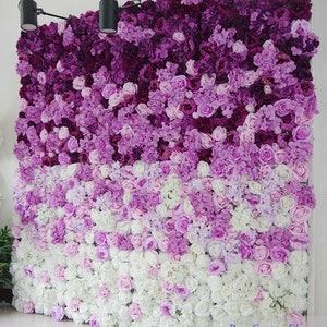 3D Artificial Flower Backdrops Gradient Dark Blue Baby Blue - Etsy