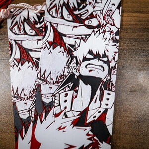 Bakugo Bookmark | My Hero Academia Bookmark | 3D Printed Manga Bookmark ...