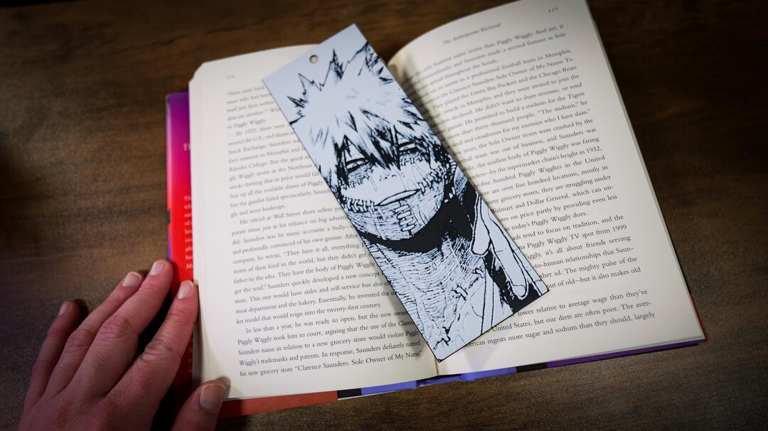 Dabi Inspired My Hero Academia Book Mark - Custom 3D Printed - Etsy UK