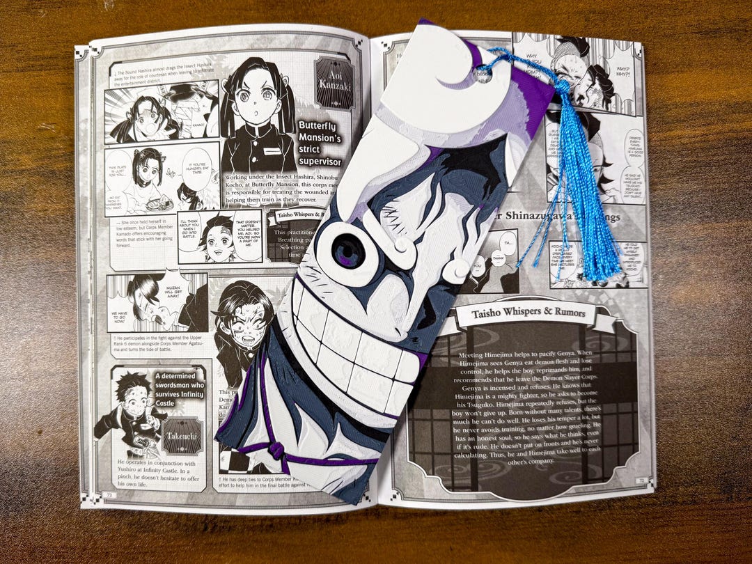 Gear 5 Luffy Bookmark: 3D Printed One Piece Manga Page Holder - Etsy