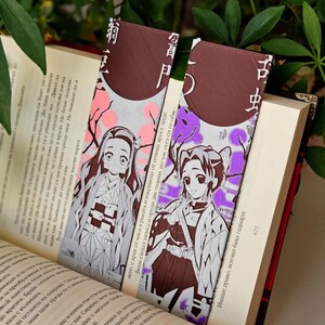 Demon Slayer Bookmark Set | Shinobu | Nezuko | 3D Printed Anime Page ...