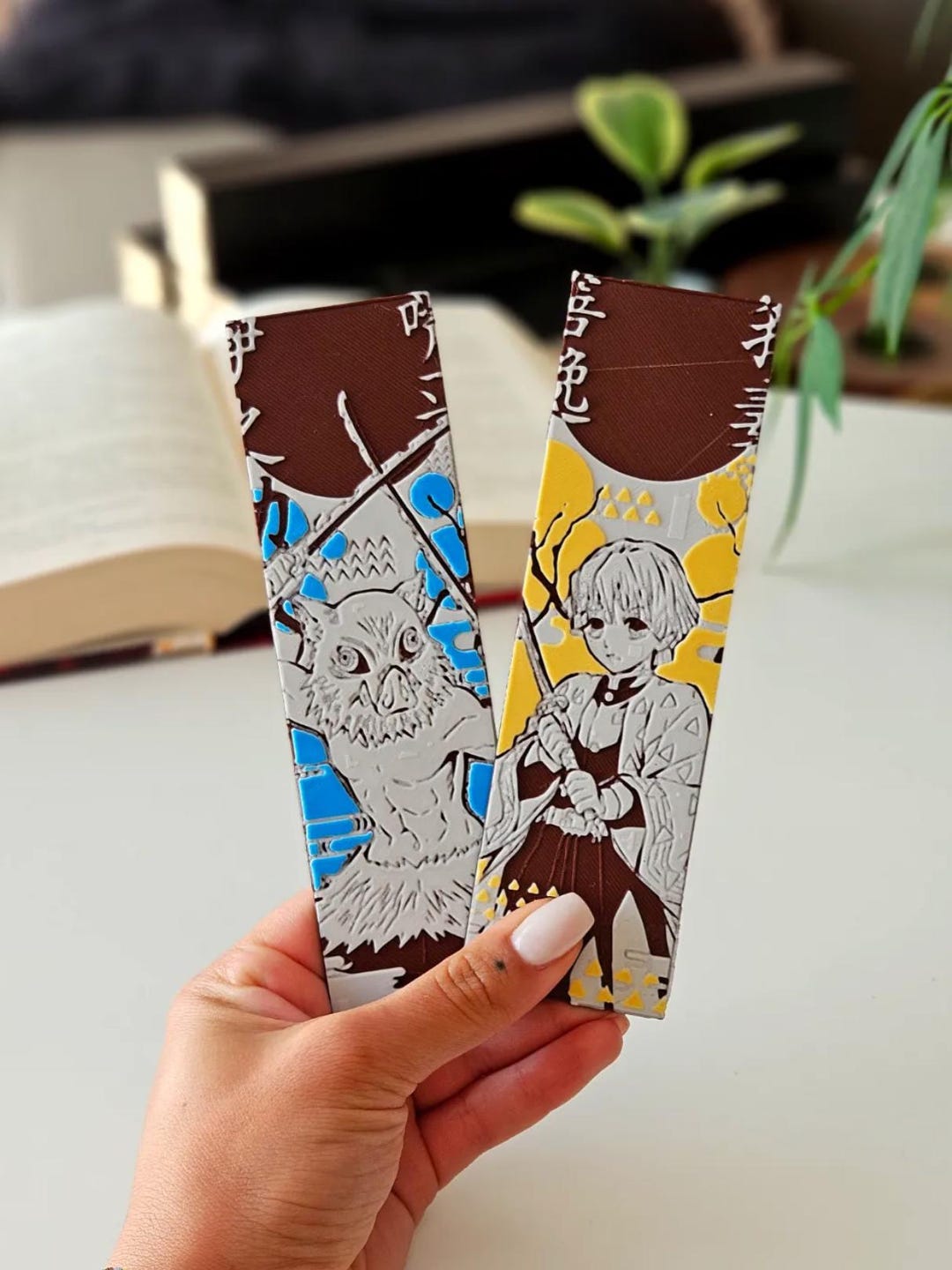 Demon Slayer Bookmark Set | Inosuke | Zinitsu| 3D Printed Anime Page ...