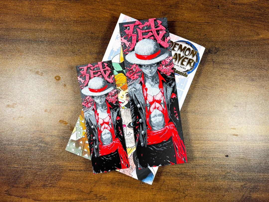 One Piece Bookmark Set | Luffy | Zoro | Nico Robin | Chopper | Sensory ...