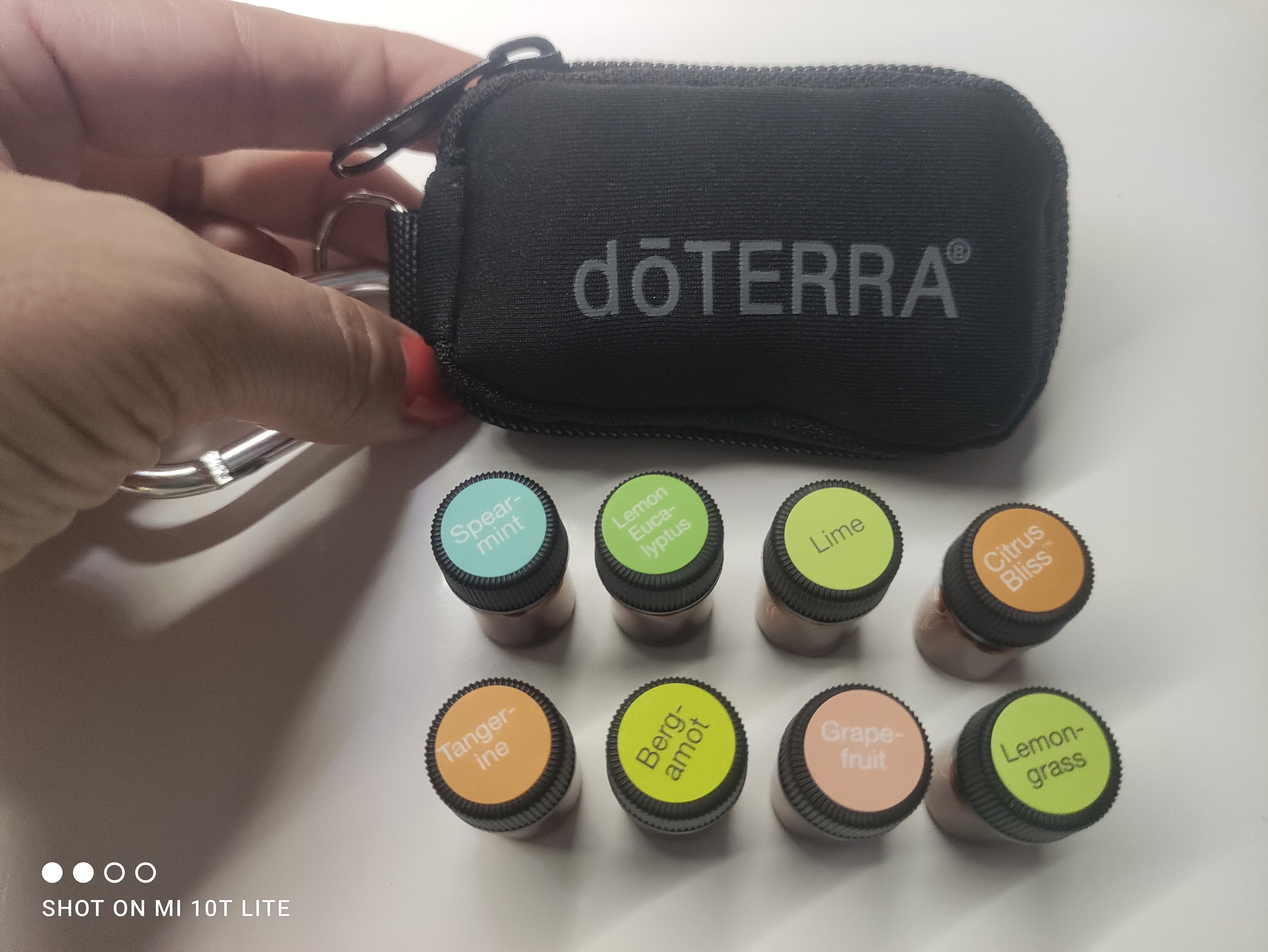 DoTERRA Citrus Sample Package Essential Oil Keychain with 8 | Etsy