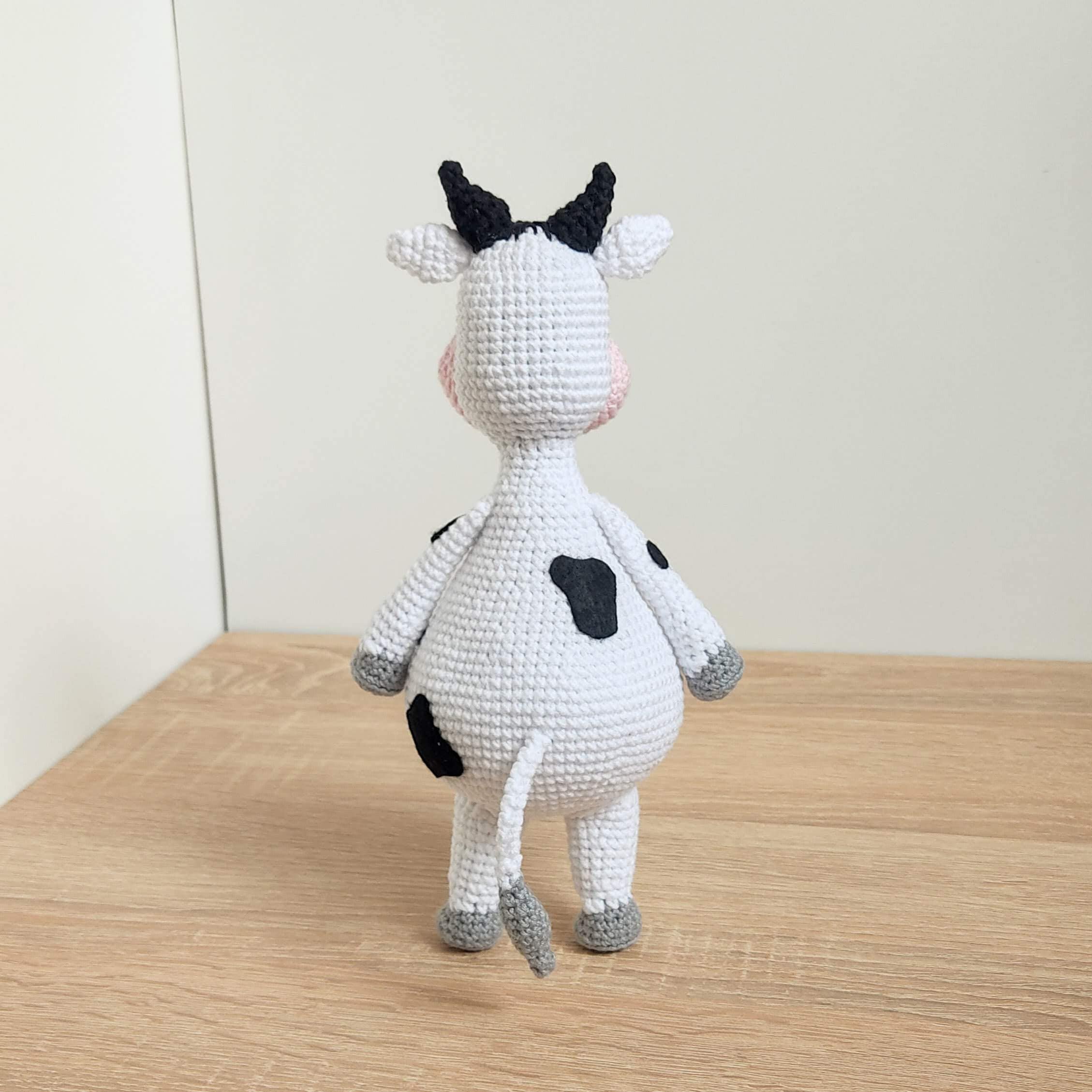 Crocheted Cow, Cow Daisy, Little Baby Cow, LBB Daisy, Amigurumi Cow ...