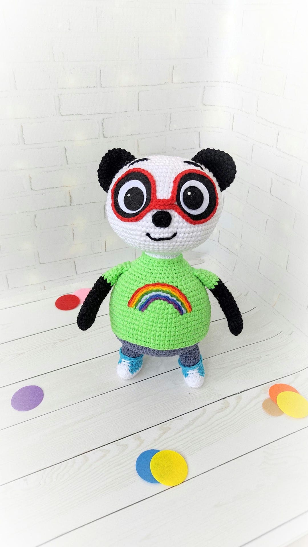Crocheted Panda Little Baby Bum Toy, Amigurumi Panda, LBB Panda ...