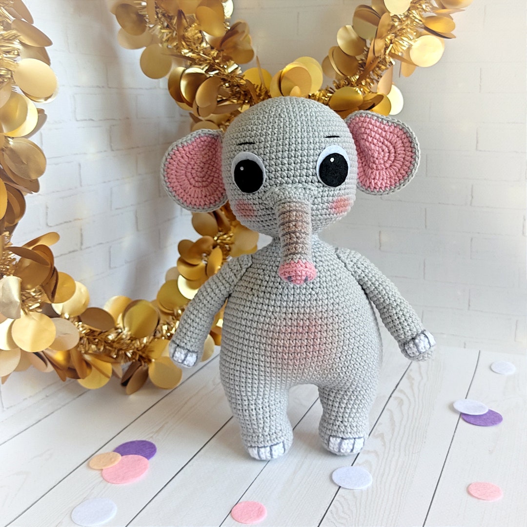 Crocheted Elephant, Little Baby Bum Toys, LBB Elephant, Little Baby Bum ...