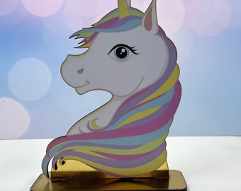 Unicorn Head Topper - Etsy