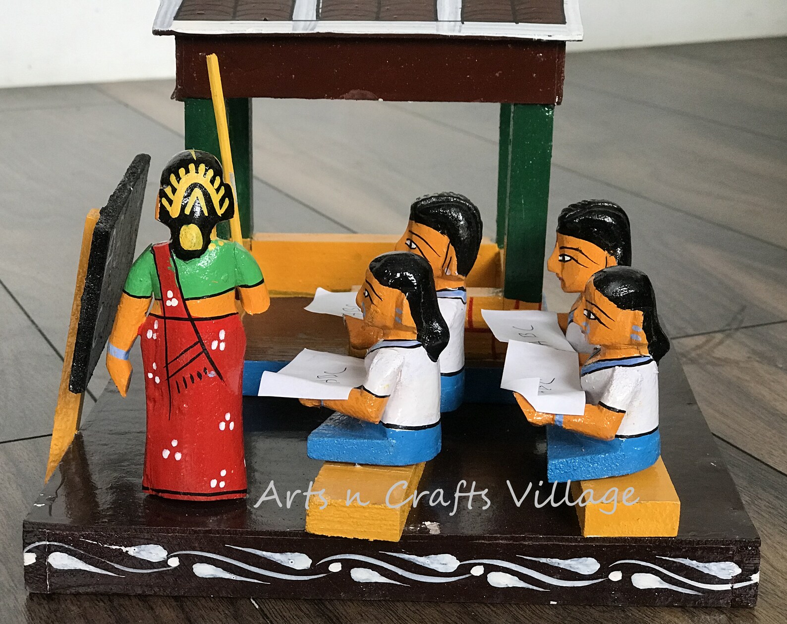 Artncraftsvillage - Indian Handmade Village School Showpiece ...