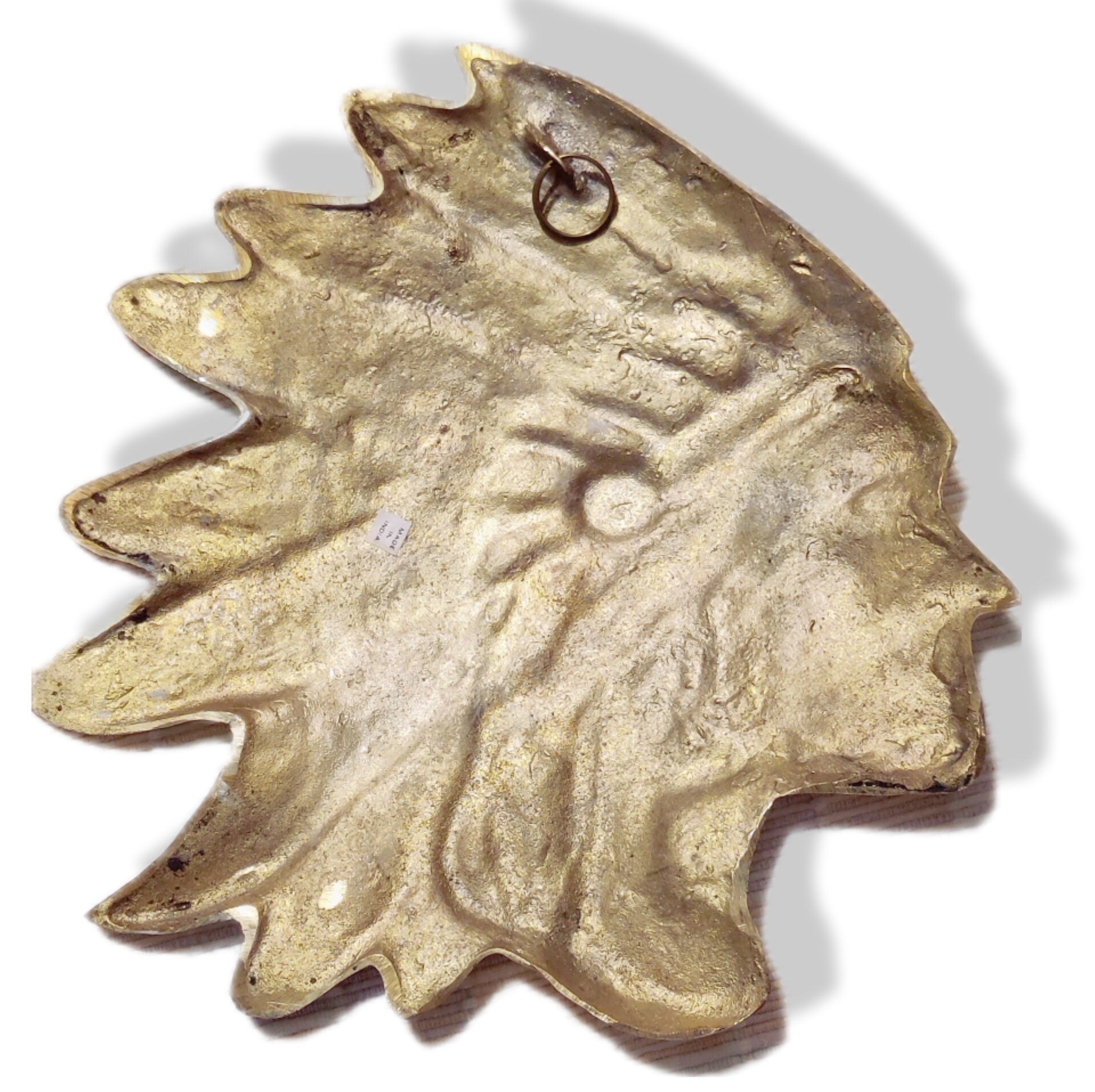 Large Vintage Brass Native American Chief Head Wall Decor - Etsy